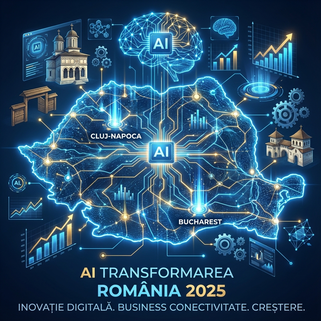 AI Ghid Complet Afaceri România 2025 - Implementare Inteligență ...